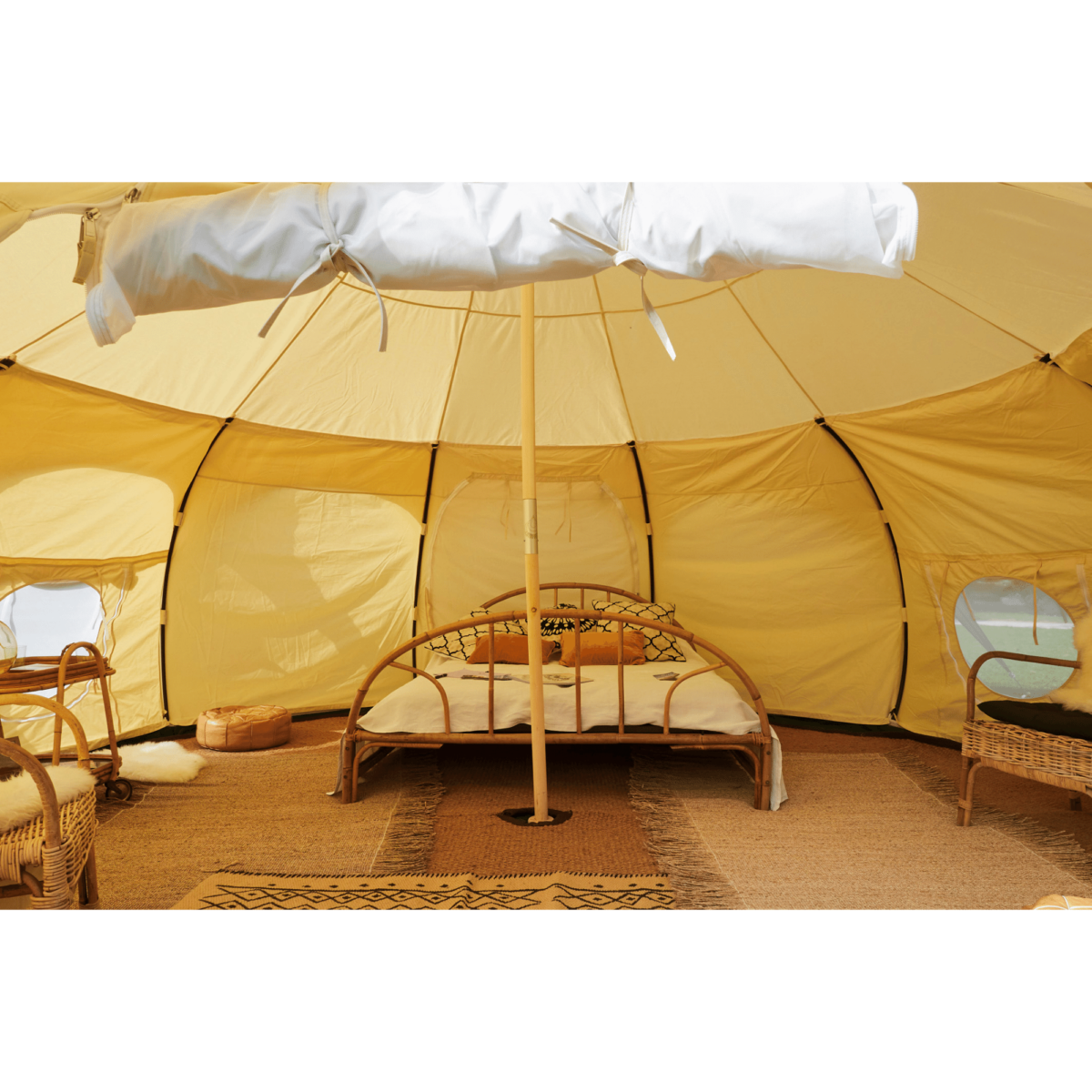 Lotus Belle 5 meter Hybrid Deluxe tent – Canvas tent