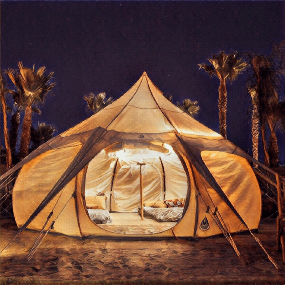 Lotus Belle Outback Deluxe 5 meter tent - gezinstent - Familietent